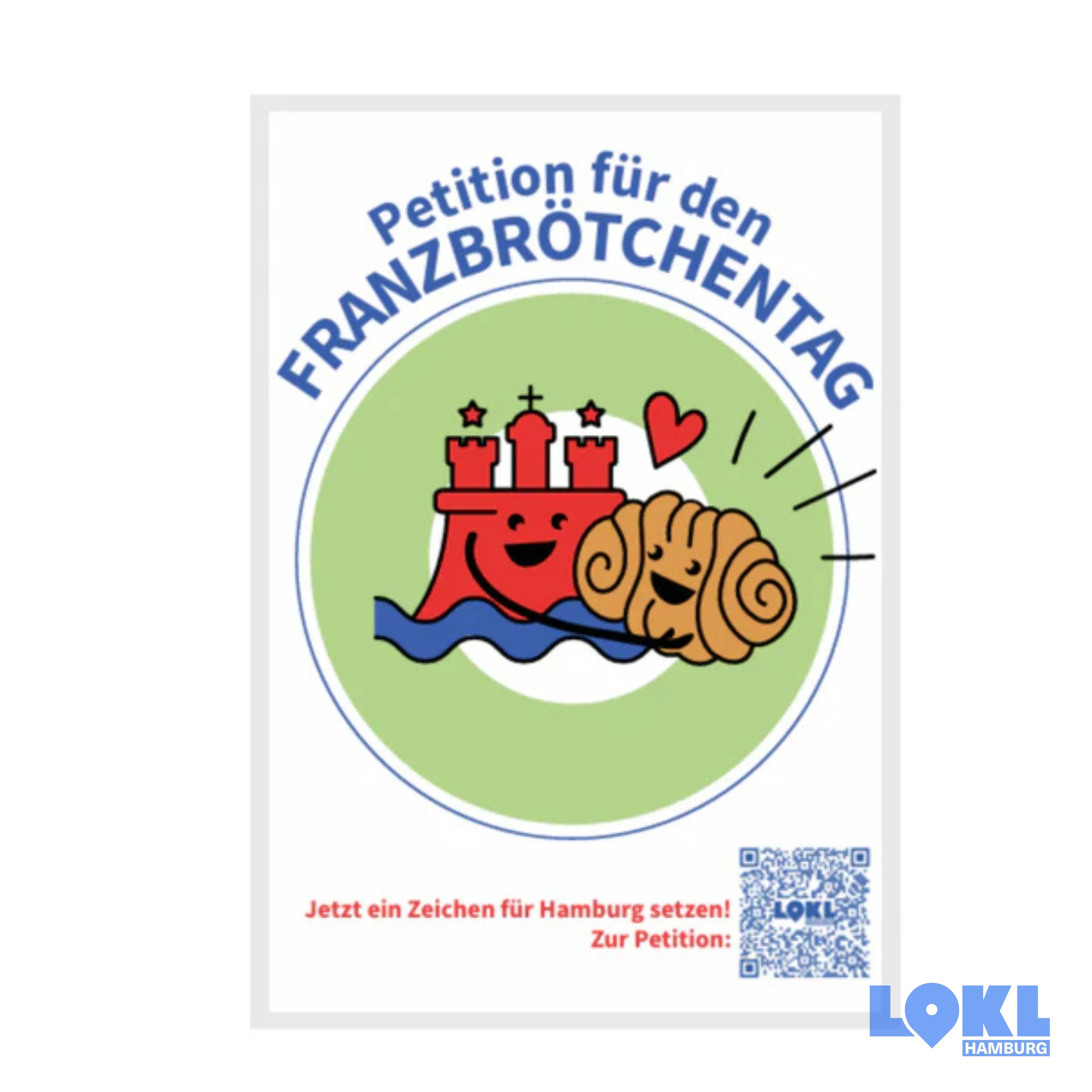 Flyer 'Franzbrötchentag' – LOKL Hamburg